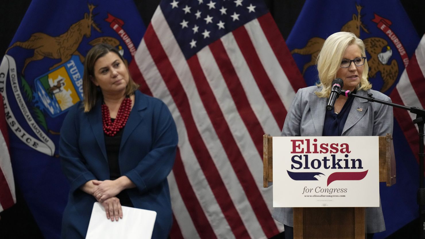 Liz Cheney steps onto the campaign trail for a Democrat for the first ...