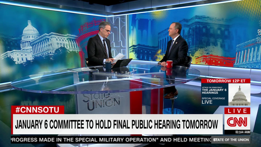 Schiff ‘sufficient Evidence To Charge Trump Over Jan 6 Cnn Politics