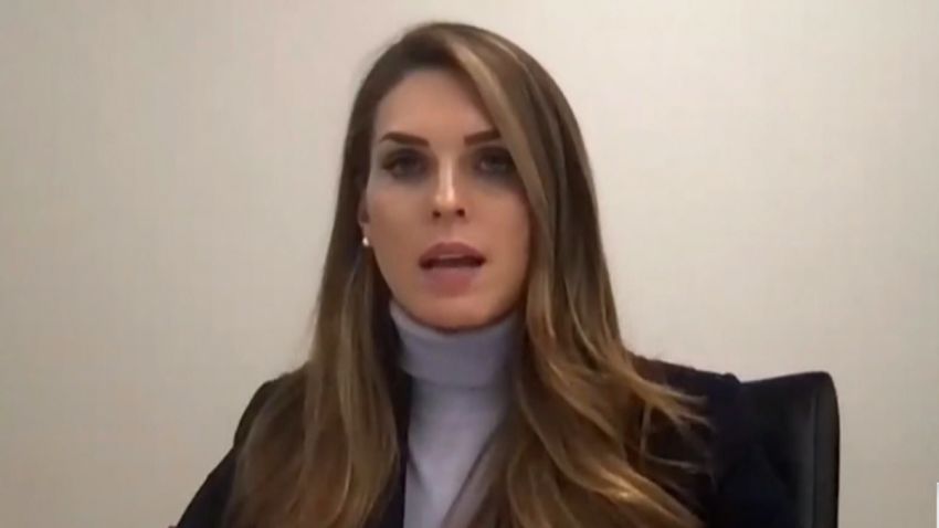 Watch Hope Hicks Describes Conversation With Trump In Newly Released