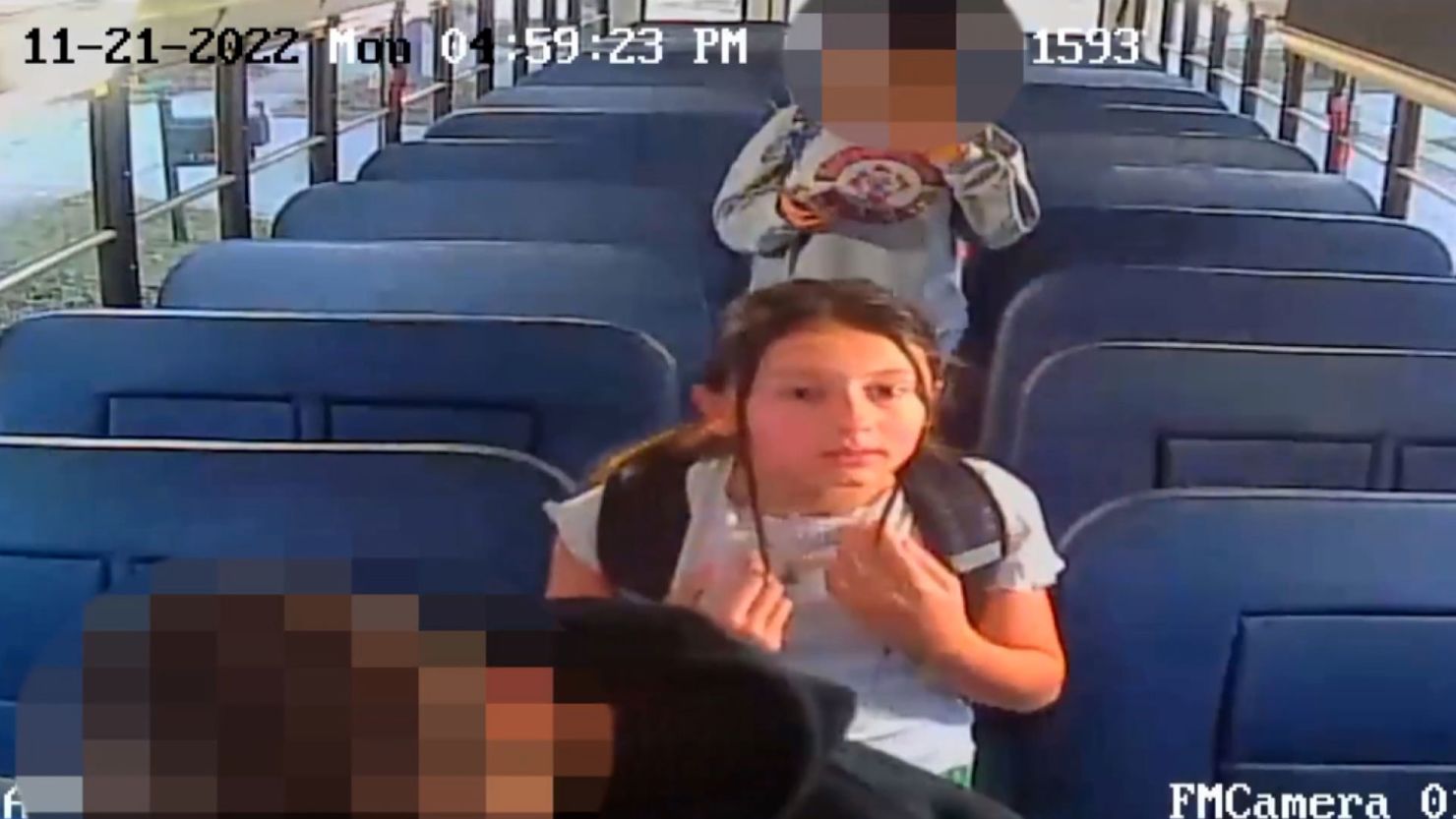 School bus video shows missing 11-year-old girl just before her disappearance, police say | CNN