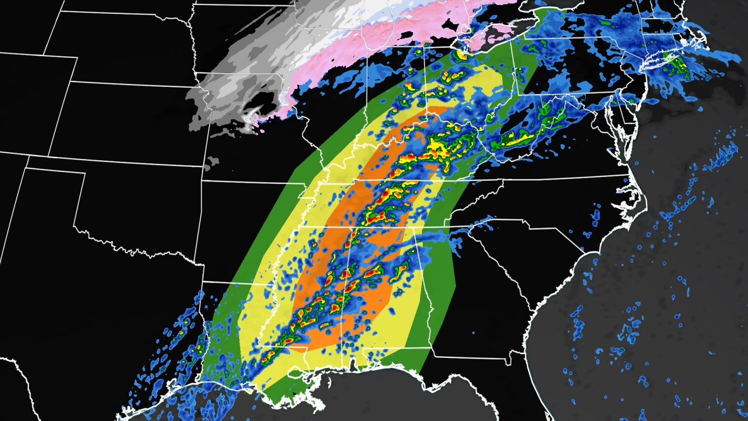 Severe storms and possible strong tornadoes threaten the South today | CNN