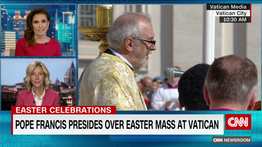 Pope Francis Presides Over Easter Mass At The Vatican Cnn