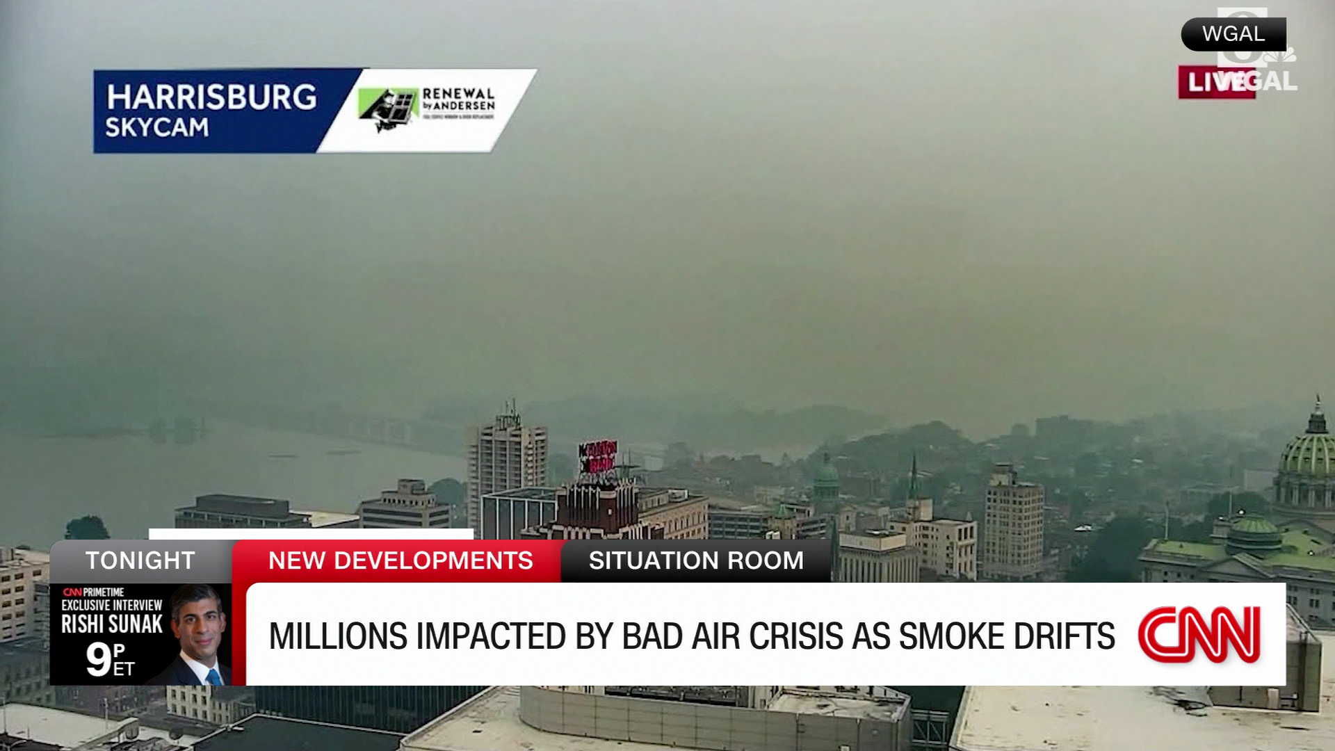 Hazardous air quality reaches Mid Atlantic