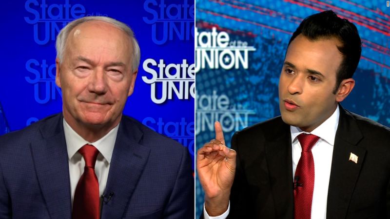 Asa Hutchinson Reacts To Gop Rivals Promise To Pardon Trump If Hes