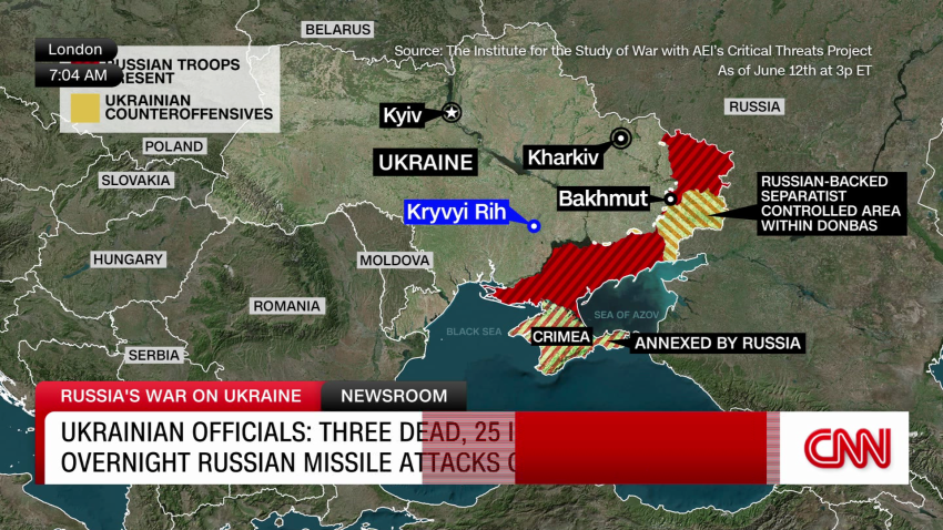 Several people killed and dozens injured after overnight Russian missile attacks on Kryvyi Rih ...