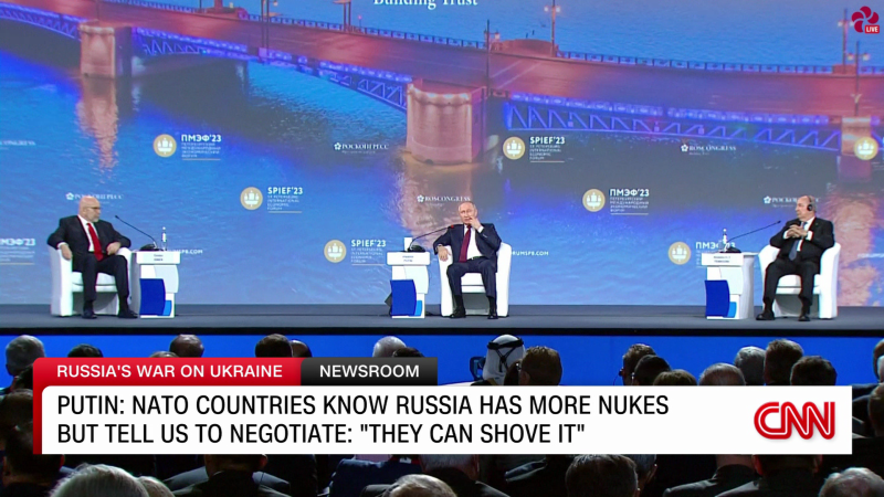 Putin Says He Has Nuclear Weapons On Standby In Belarus Cnn