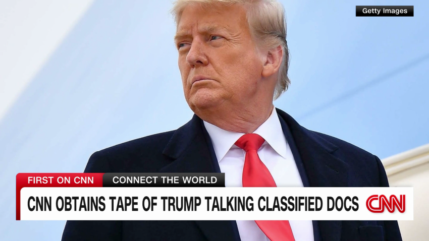 Cnn Obtained Audio Of Trump Talking About Classified Files Cnn