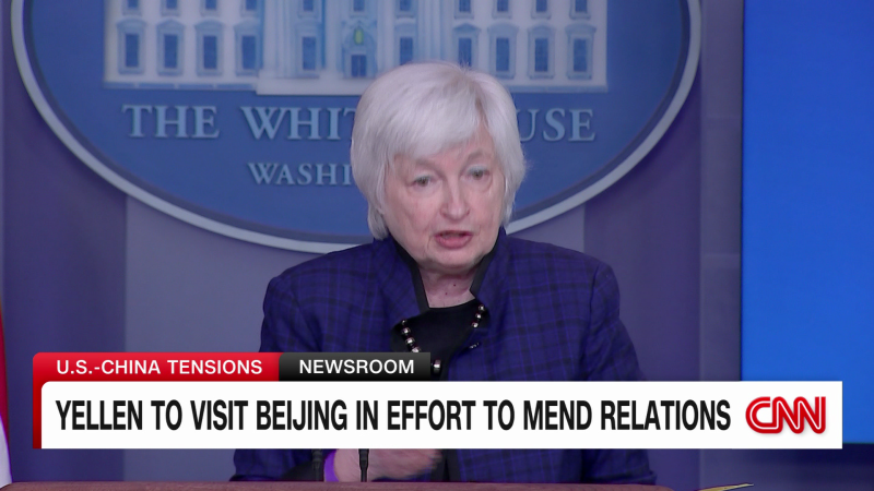 US Treasury Secretary Yellen to visit Beijing | CNN Politics