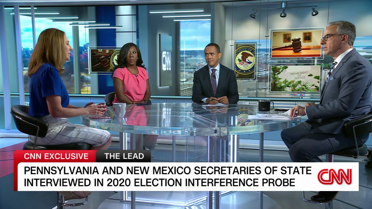 CNN Exclusive: Pennsylvania, New Mexico secretaries of state interviewed as part of special ...
