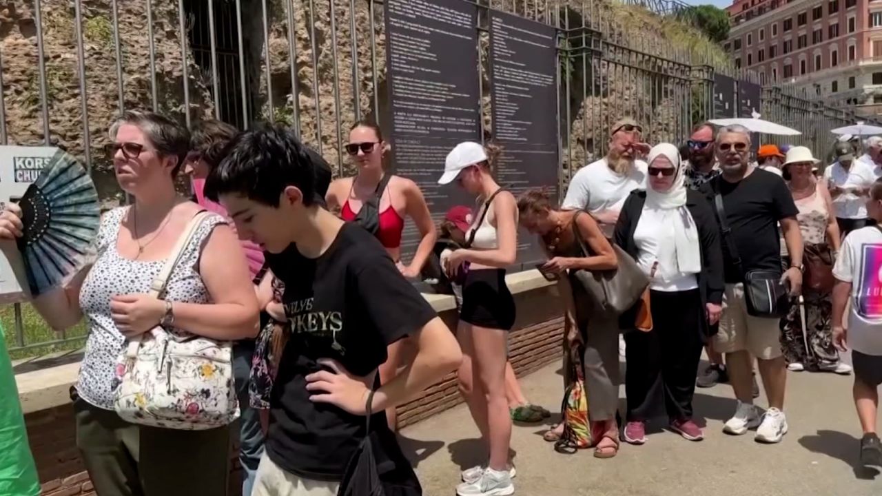 Hear from tourists traveling in Europe amid heat waves | CNN