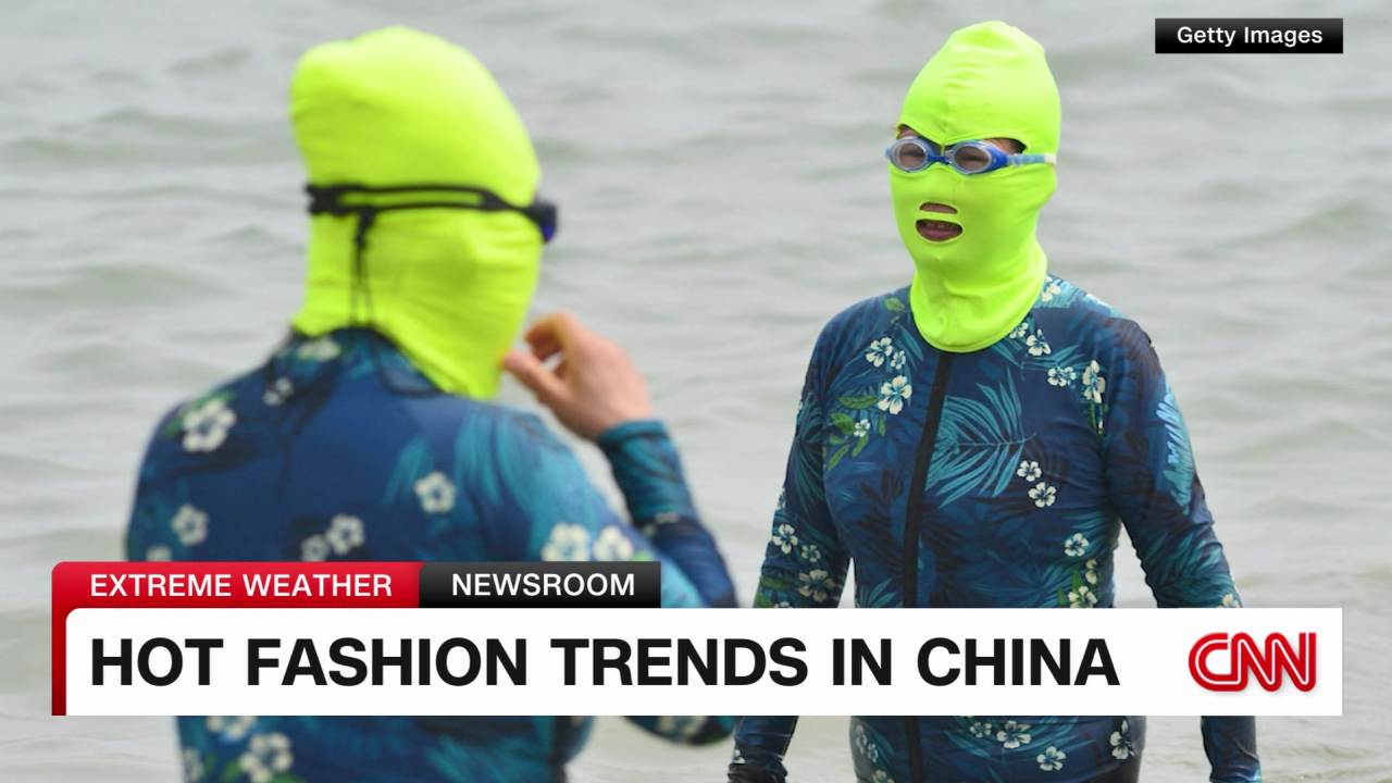‘Facekinis’ becoming popular in China amid scorching heat wave | CNN