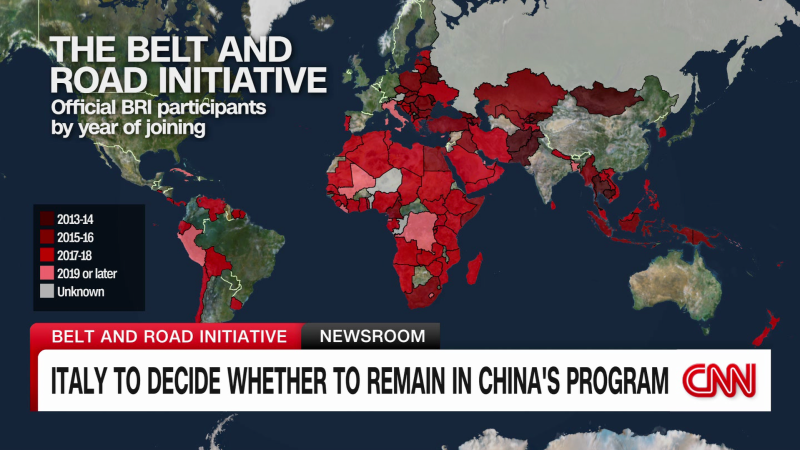 Italy to decide whether to remain in China’s Belt and Road Initiative on program’s 10th ...