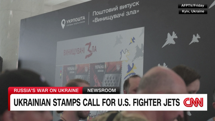 Ukraine Issues New Stamp Showing F 16s In A Grater Cnn