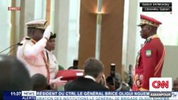 Gabon coup leader sworn in after ousting president | CNN