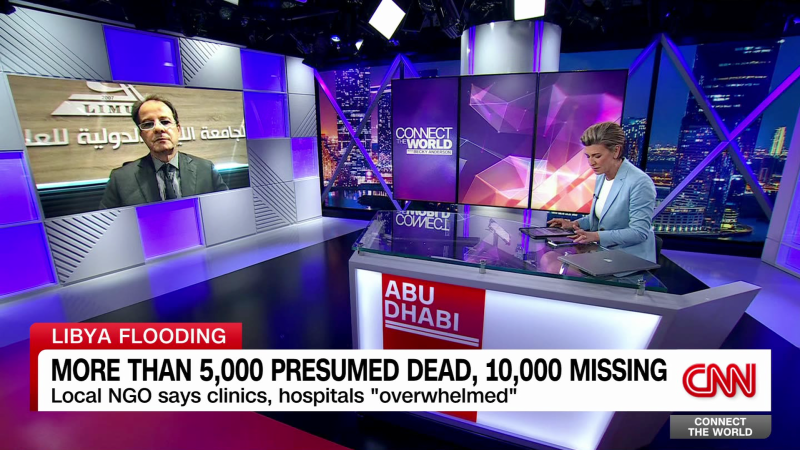 Former Libyan health minister speaks about the disastrous flooding | CNN