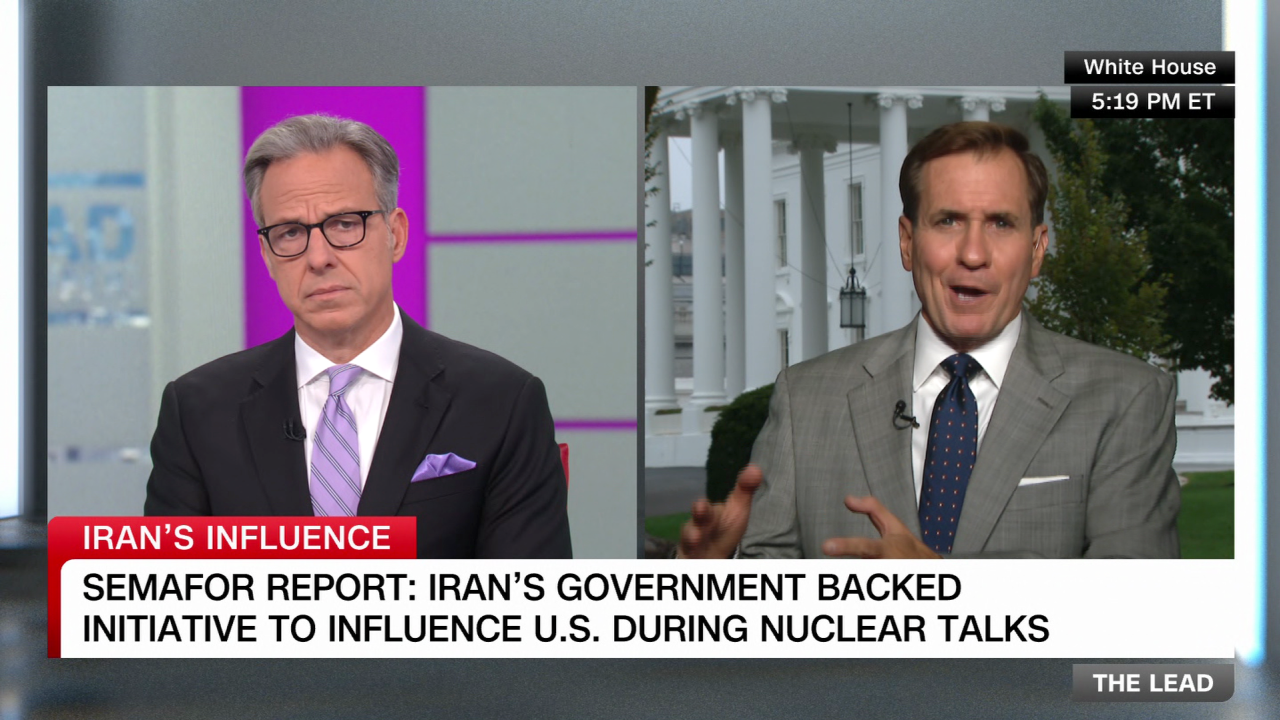 White House on new report on Iran’s influence in the U.S. | CNN