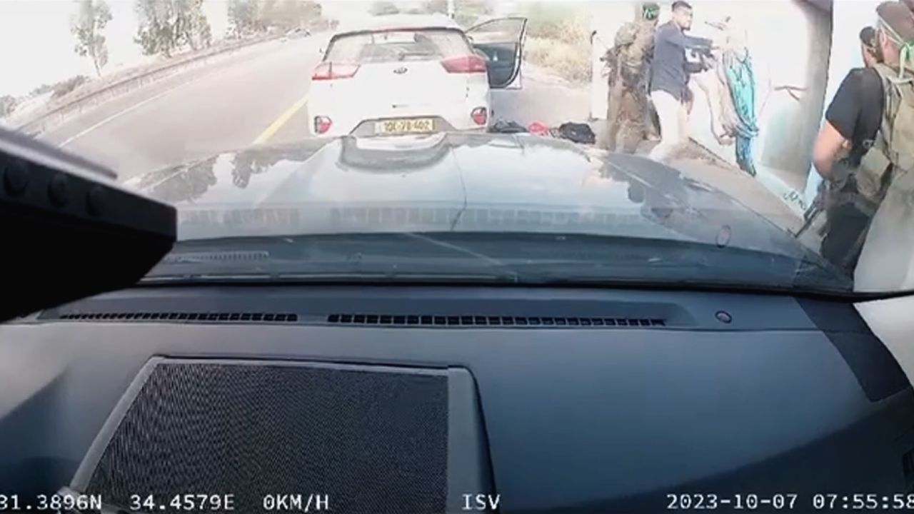 Video shows Hamas attackers throw grenade into bomb shelter | CNN