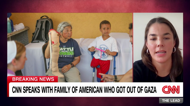 Niece Of Us Aid Worker Who Got Out Of Gaza Speaks To Cnn Cnn
