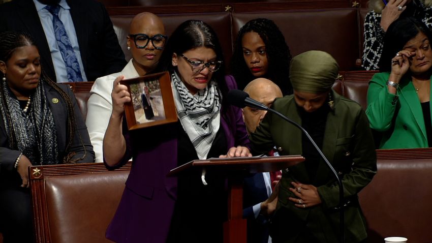 Tlaib tears up on House floor as she defends herself against censure ... Tlaib tears up on House floor as she defends herself against censure ...