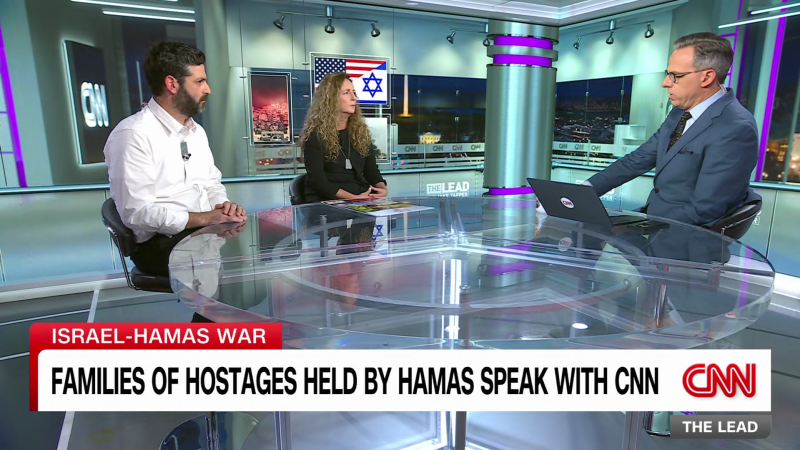 Family with loved ones held hostage by Hamas join The Lead | CNN