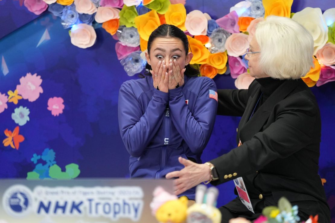 Ava Marie Ziegler enjoys surprise win to lead American 1-2 in major international figure skating ...