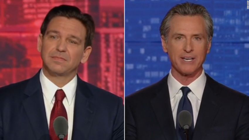 See The Standout Moments From Desantis Newsom Debate Cnn Politics