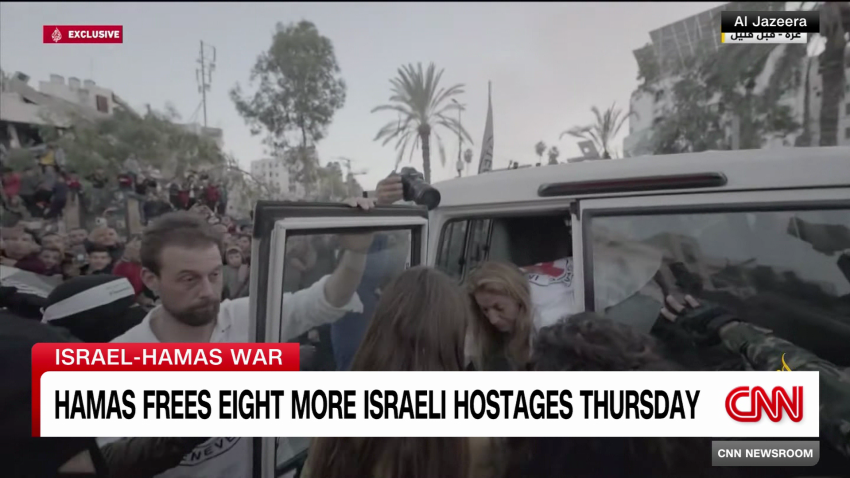 Hamas freed eight Israeli hostages on Thursday | CNN