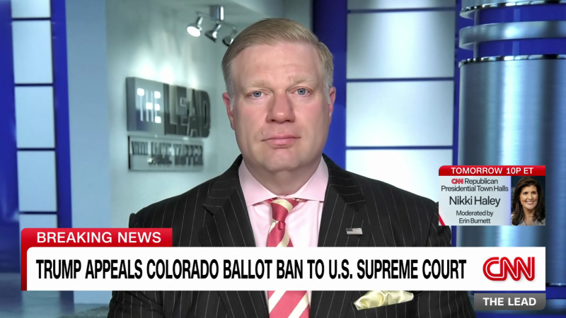 Trump appeals Colorado ballot ban to U.S. Supreme Court | CNN Politics