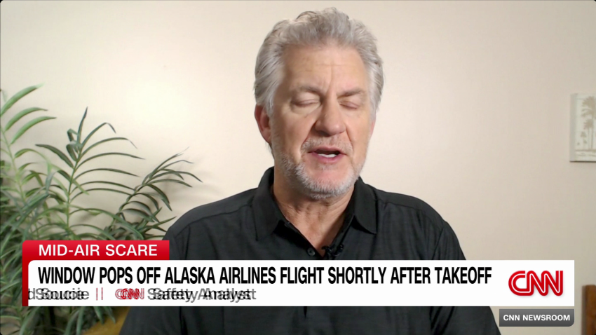 Alaska Airlines flight makes emergency landing after window pops off | CNN