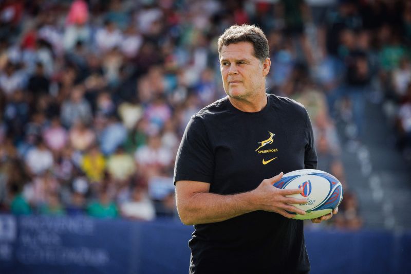 Rassie Erasmus South Africa s director of rugby suffers chemical burns from detergent in freak accident CNN