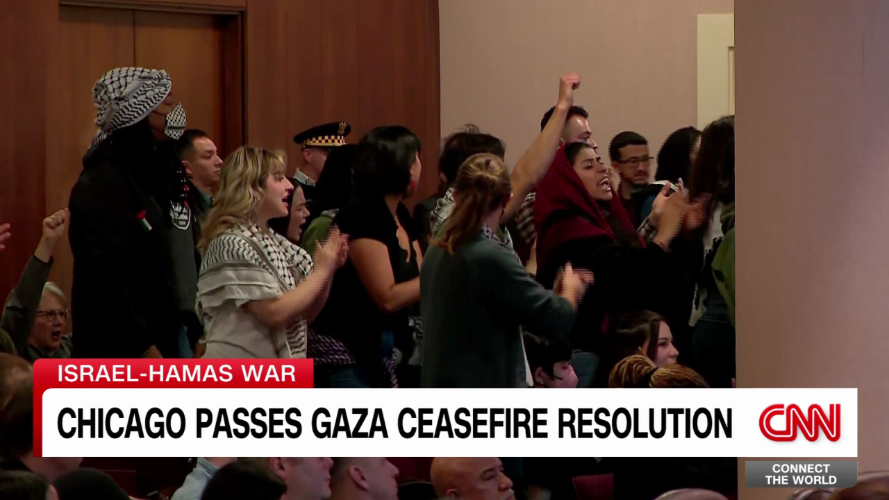Chicago calls for ceasefire in Gaza | CNN