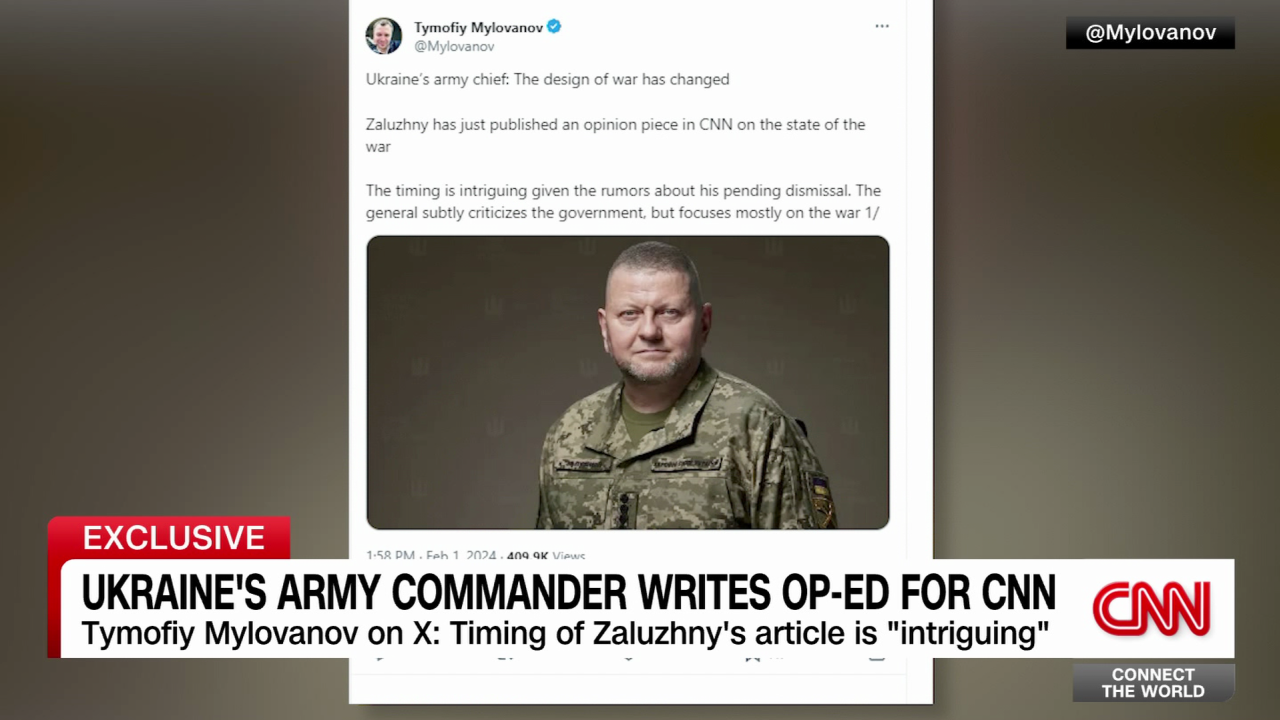 Ukraine’s army commander calls for redesign of battlefield operations. | CNN