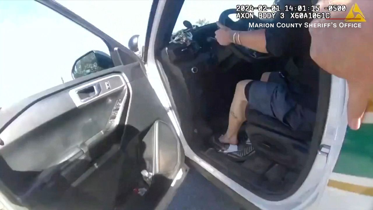 Woman Climbs Through Window And Steals Officers Car Cnn 8294