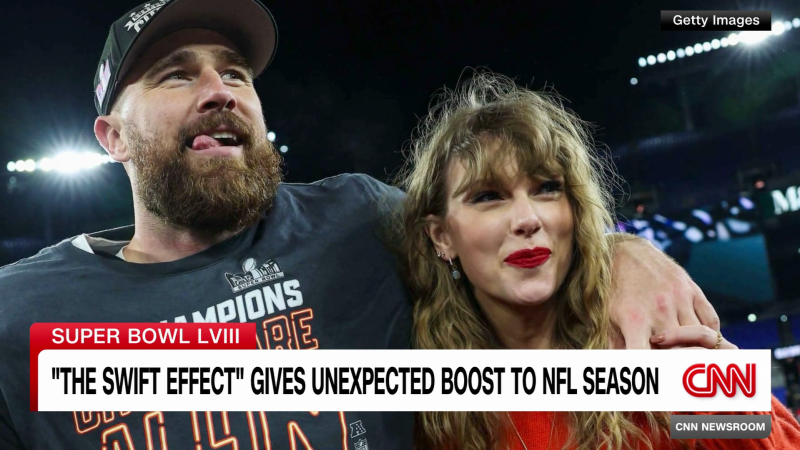 Taylor Swift gives unexpected boost to Chiefs brand | CNN