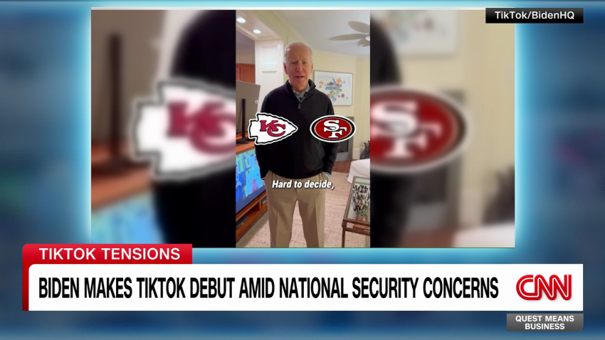 Biden Joins Tiktok Amid National Security Concerns Cnn