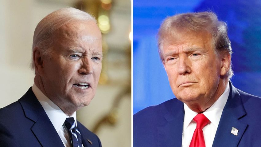 Trump posts video that shows image of Biden tied up in the back of a ... Trump posts video that shows image of Biden tied up in the back of a ...