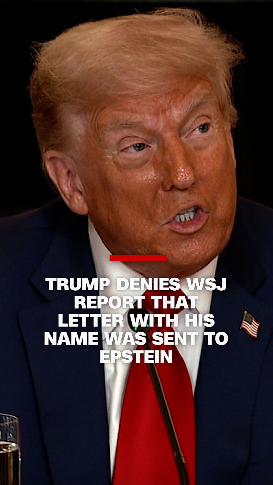 Trump denies WSJ report that letter with his name was sent to Epstein | CNN Politics
