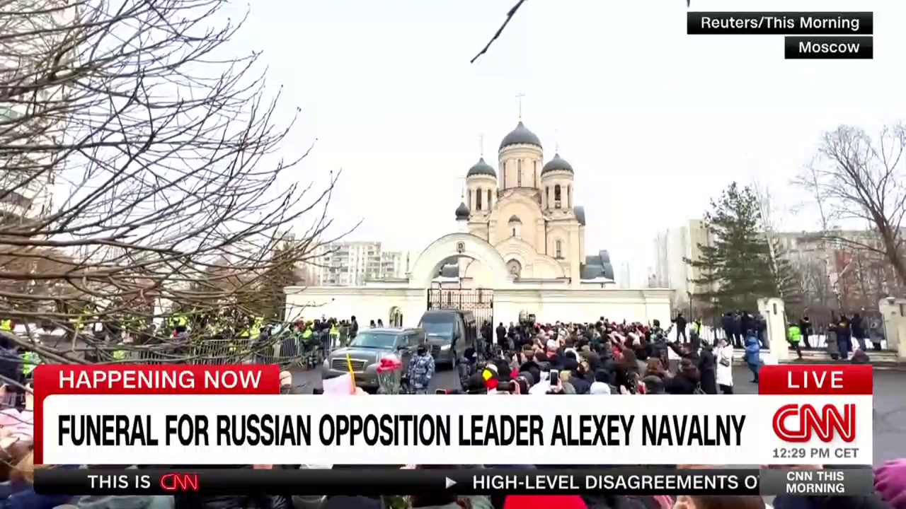 Live Updates The Funeral Of Alexey Navalny Russian Opposition Figure