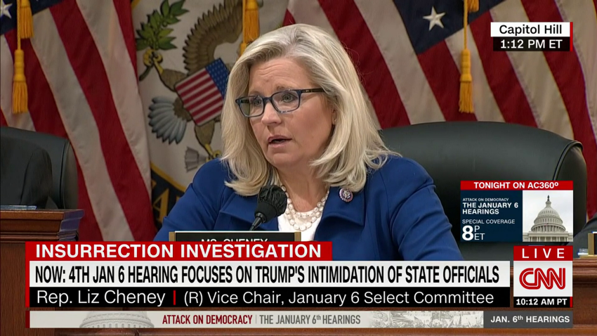 Jan 6 Hearings Day 4 Trump Pressured State Officials To Overturn The