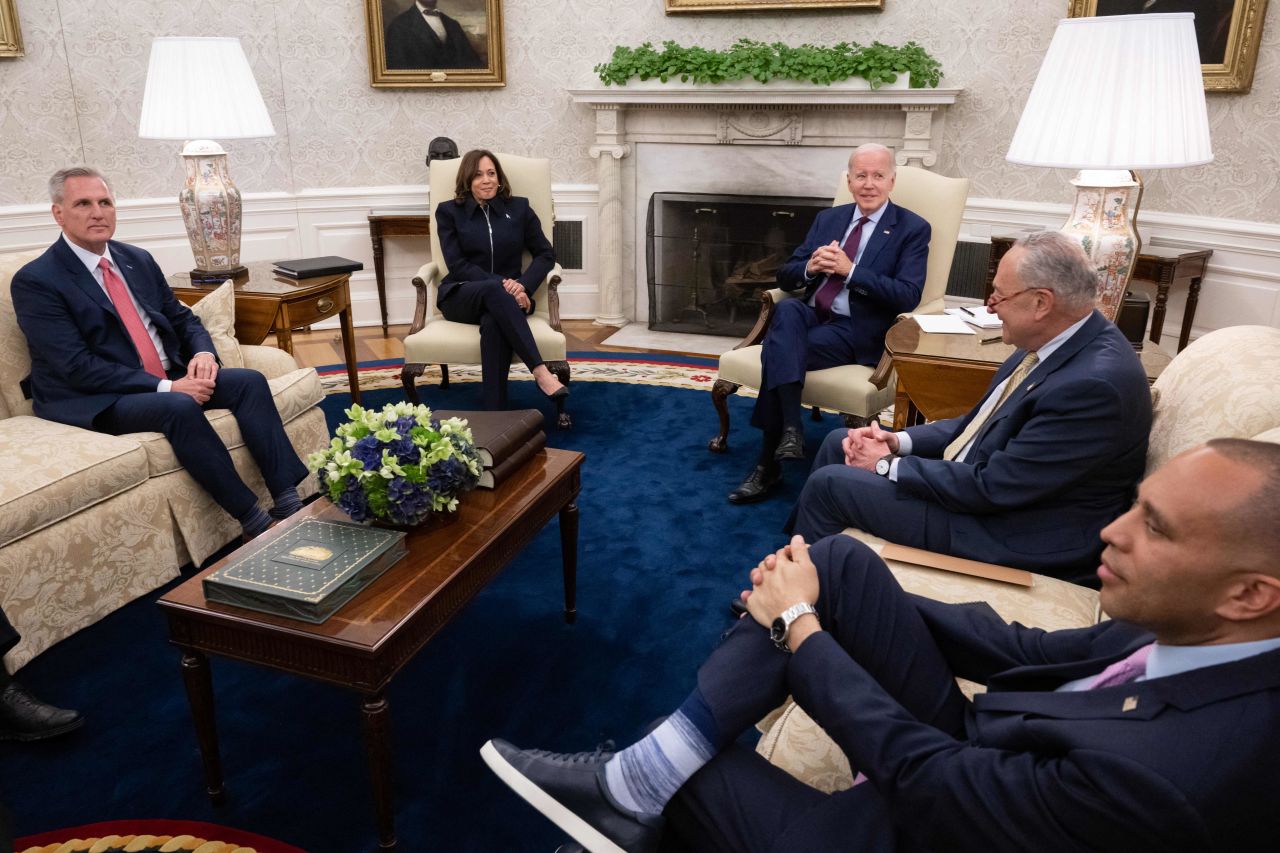 May 16 2023 Biden And Mccarthy Meet To Discuss Us Debt Ceiling Cnn
