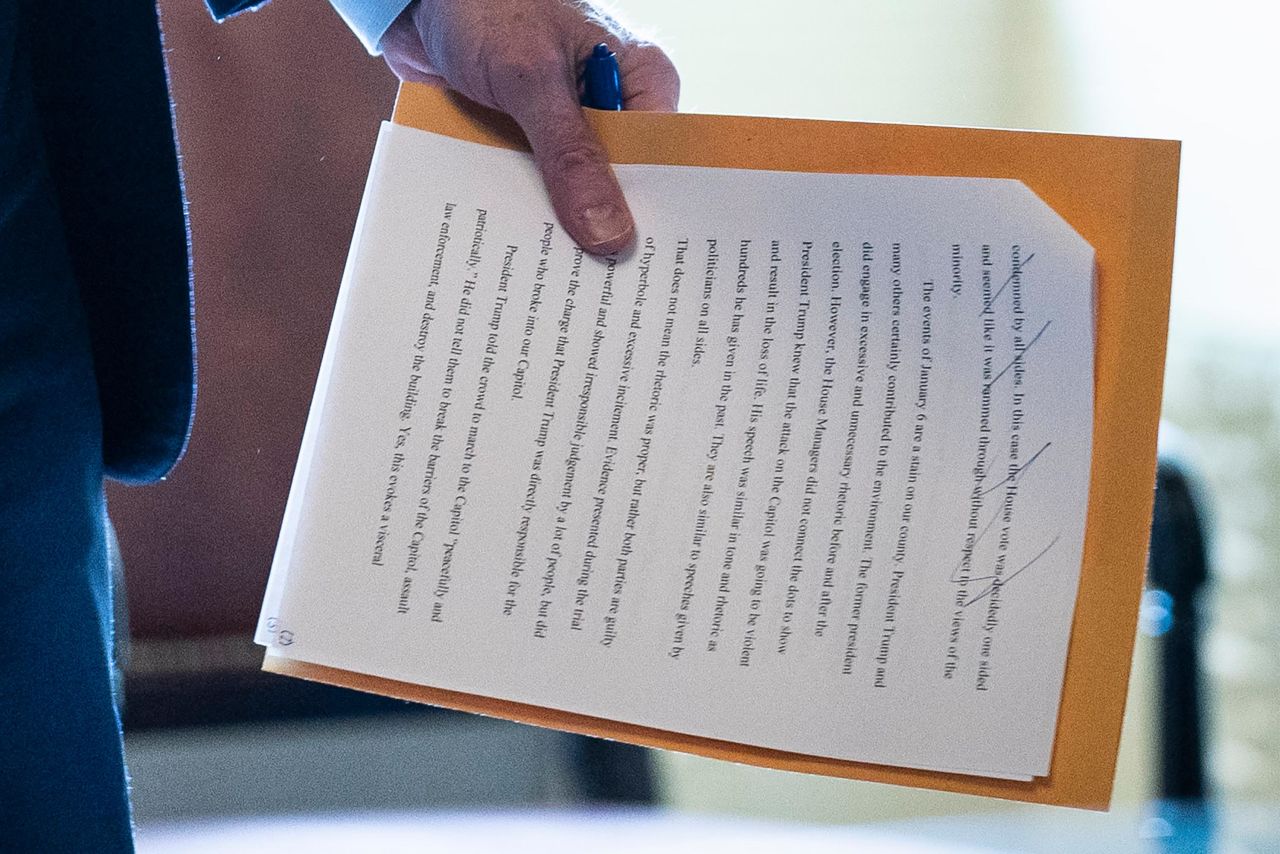 February 12, 2021 Trump impeachment trial news | CNN Politics