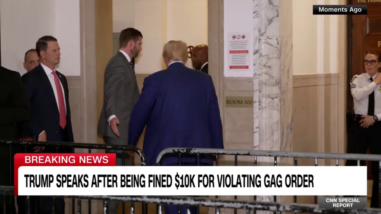 October 25 2023 Trump Fined For Violating Gag Order In Civil Fraud