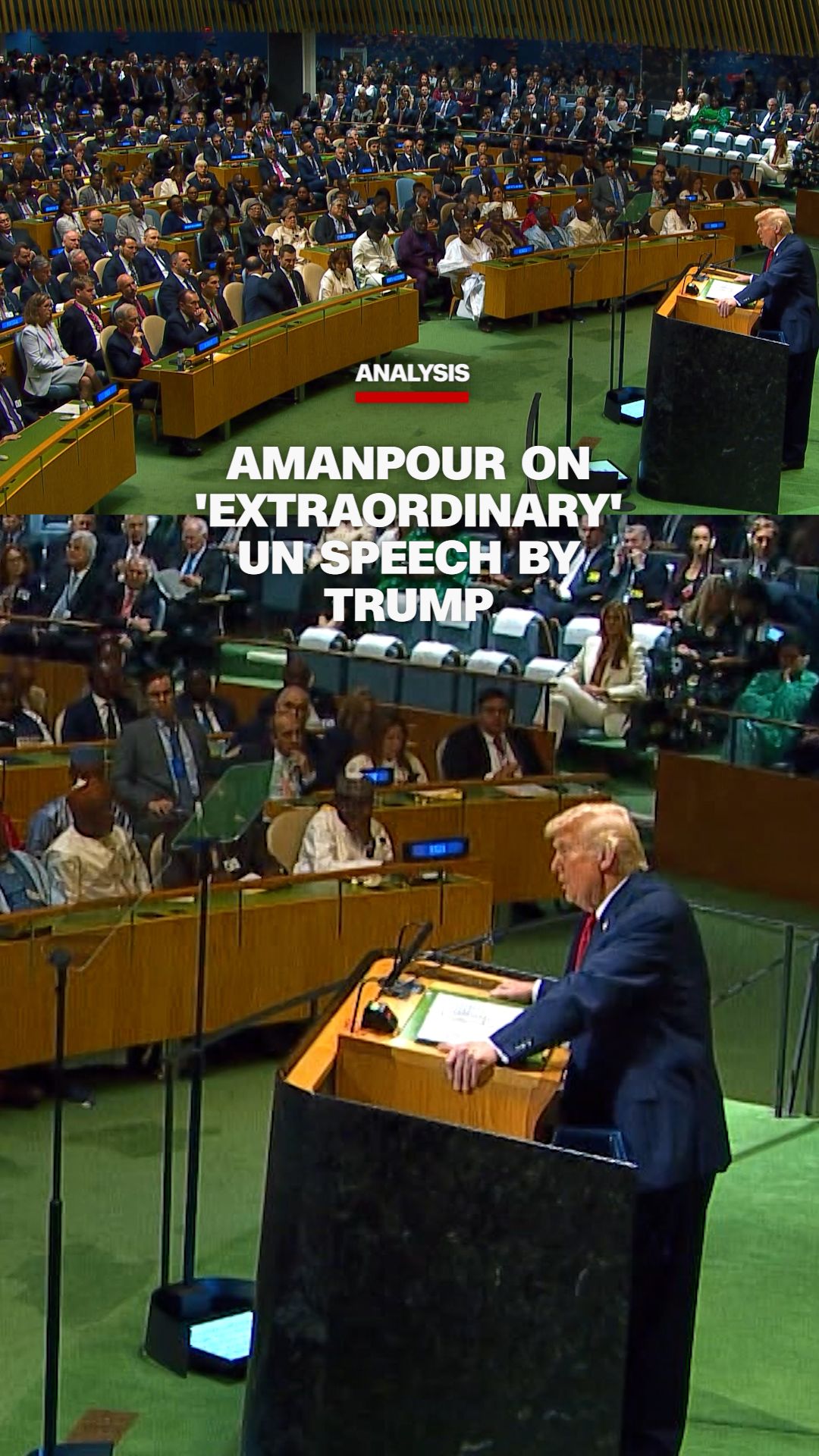 Amanpour on ‘extraordinary’ UN speech by Trump | CNN Politics