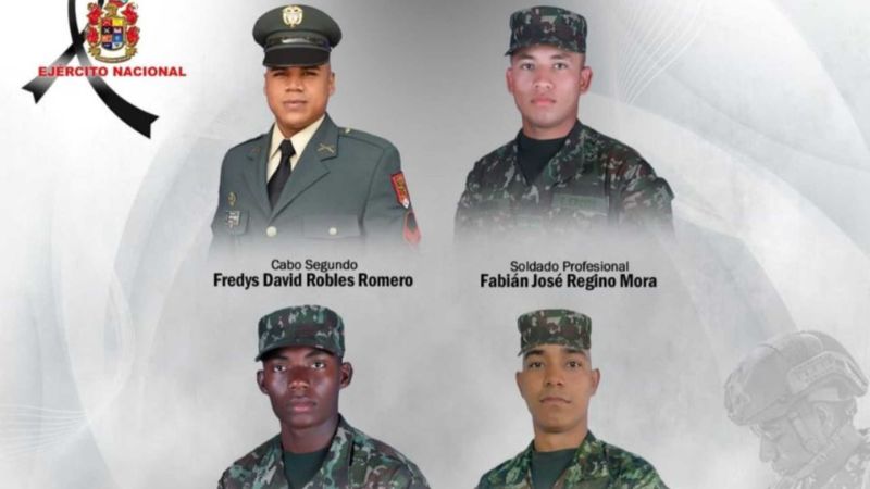 Cinco militares mueren tras un ataque atribuido al ELN en Antioquia, reporta el Ejército de ...