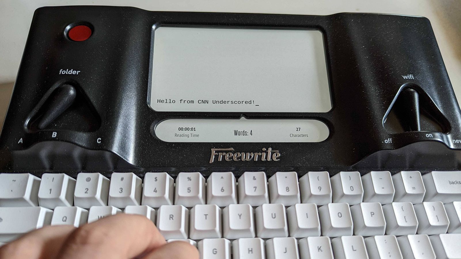 Freewrite smart typewriter review 2022 | CNN Underscored