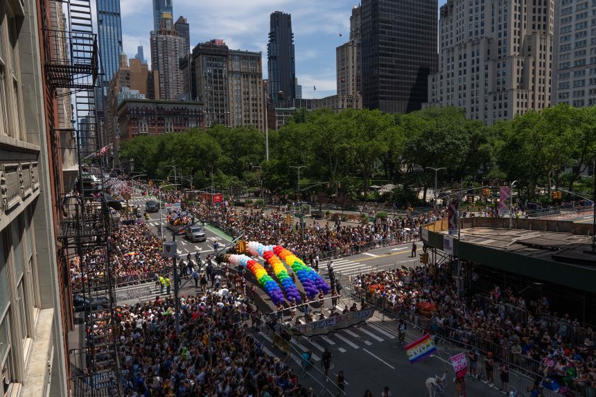 NYC, San Francisco and other US cities capping LGBTQ+ Pride month with a mix of party and ...