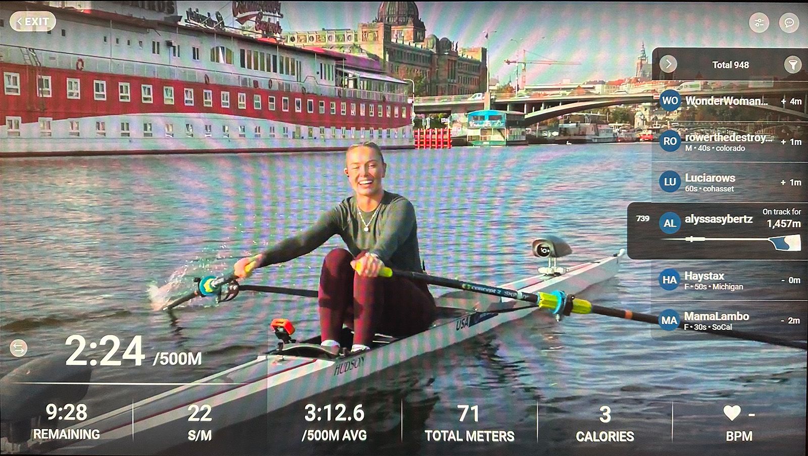 Rating Card For Rowing