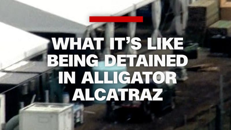 What it’s like being detained in Alligator Alcatraz | CNN Politics