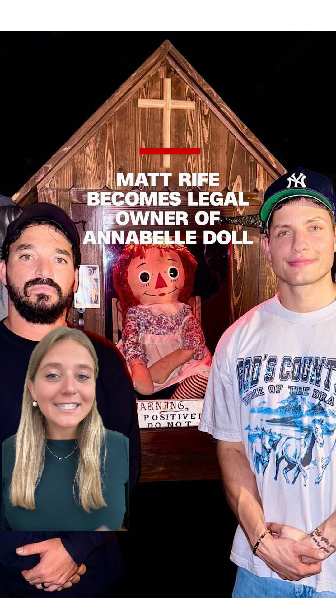 Matt Rife becomes legal owner of Annabelle doll | CNN