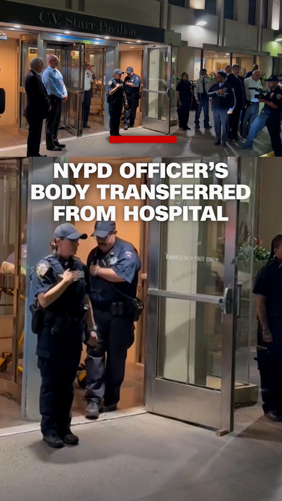 NYPD officer’s body transferred from hospital | CNN